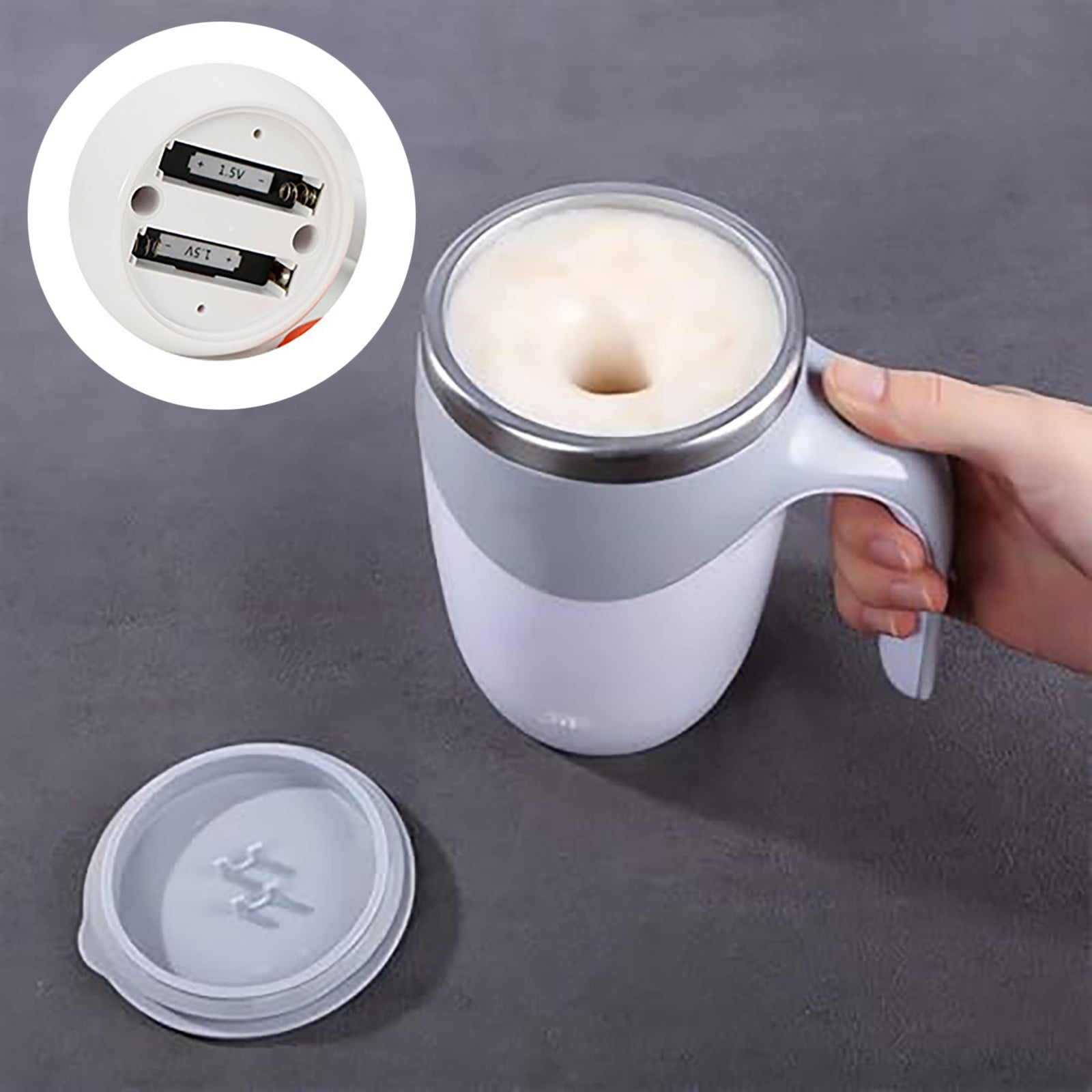 Automatic Stirring Coffee Cup Battery Self Mixing Blender Mug Electric ...
