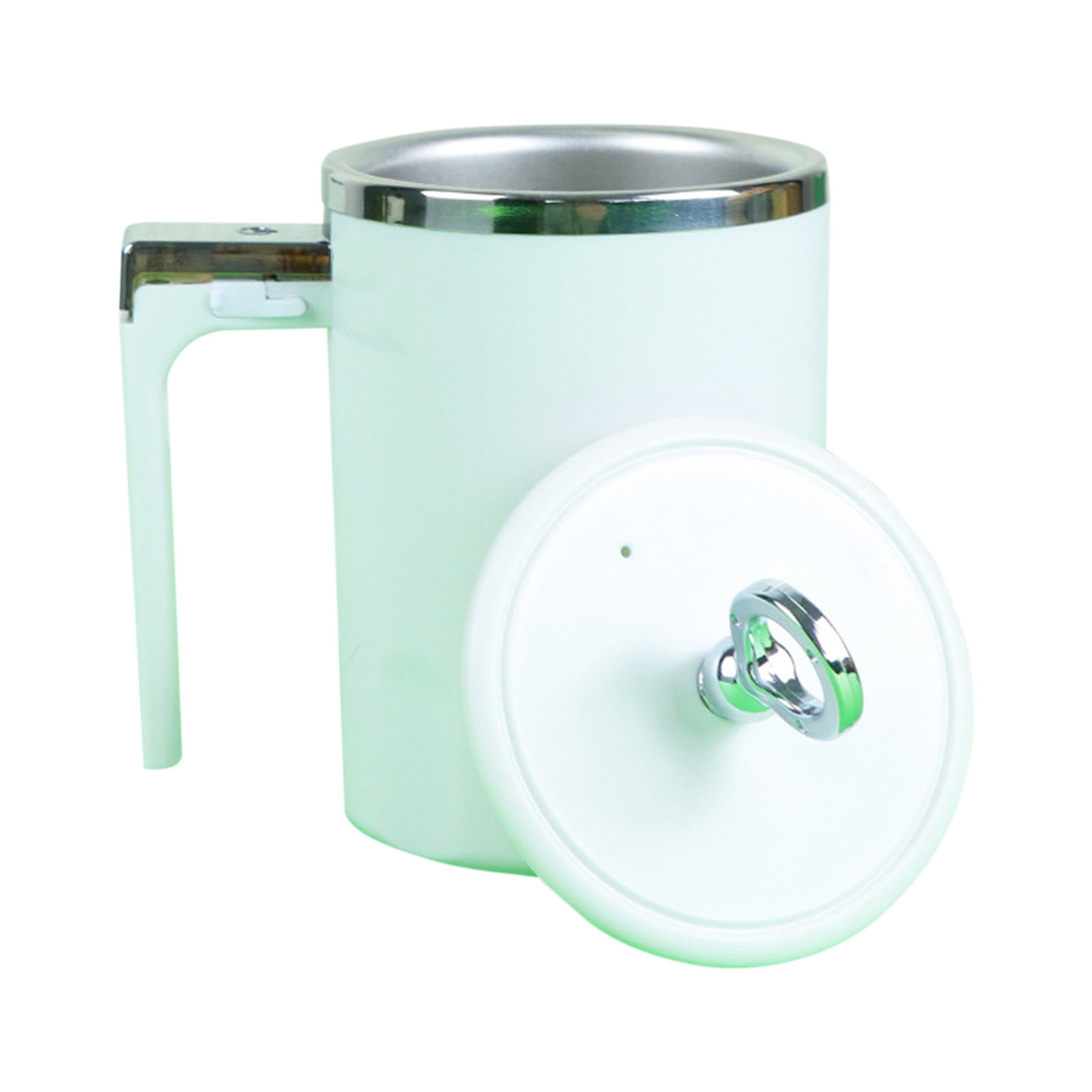 Automatic Stirring Coffee Cup Stainless Steel Insulated Magnetic Mixing ...