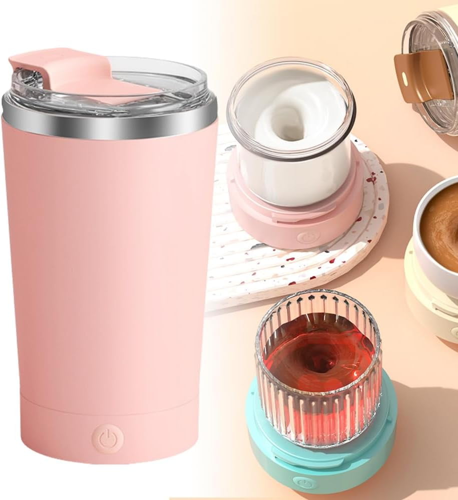 Automatic Stirring Coffee Mug, 2025 Rechargeable Self Stirrer Mugs ...