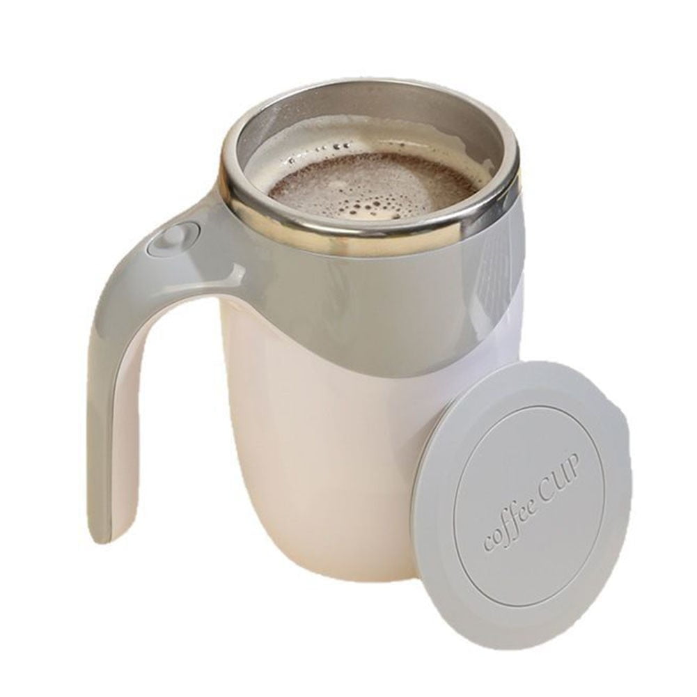 Automatic Stirring Coffee Mug Magnetic Electric Stainless Steel Self ...