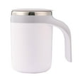 Automatic Stirring Cup, Stainless Steel Magnetic Rotating Coffee Cup ...
