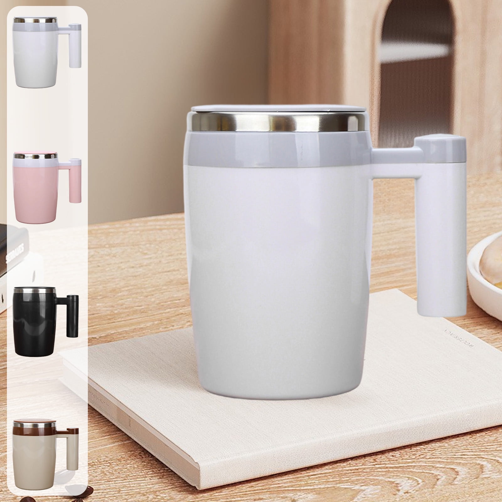 Automatic Stirring Cup Upgraded Stainless Steel Self Stirring Coffee ...