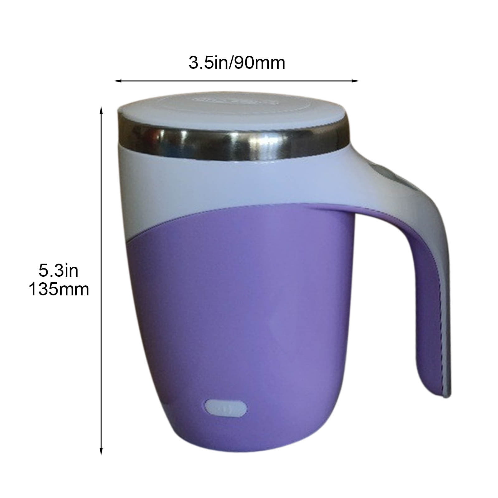 Automatic Stirring Stainless Steel Mug, Lazy Magnetic Self-Stirring ...