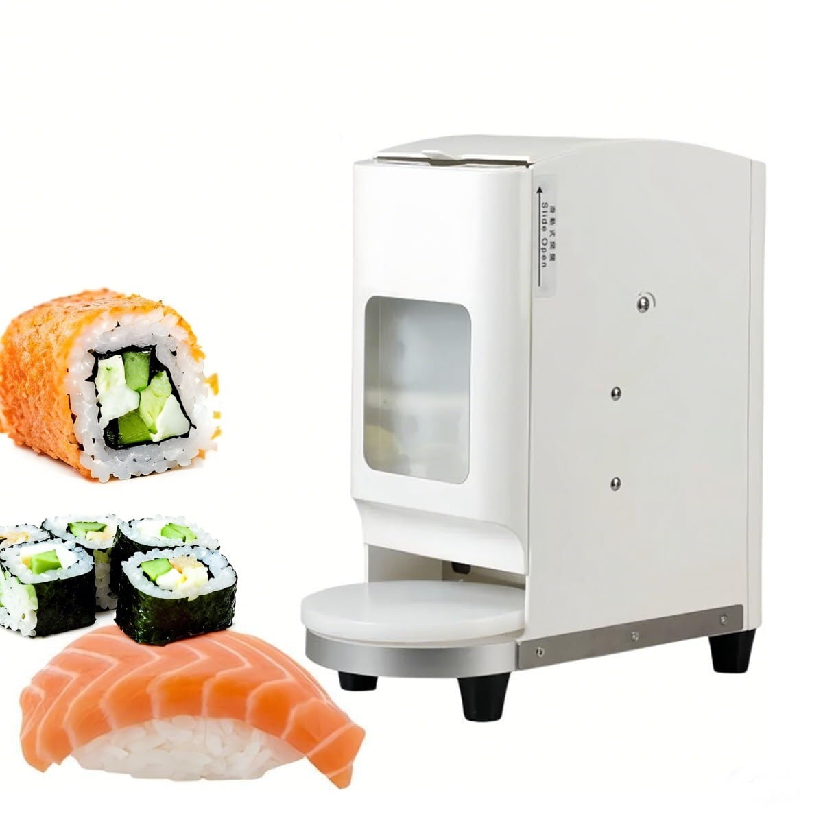 Automatic Sushi Roll Forming Machine 10001200 pcs/h Compact Rice Ball ...
