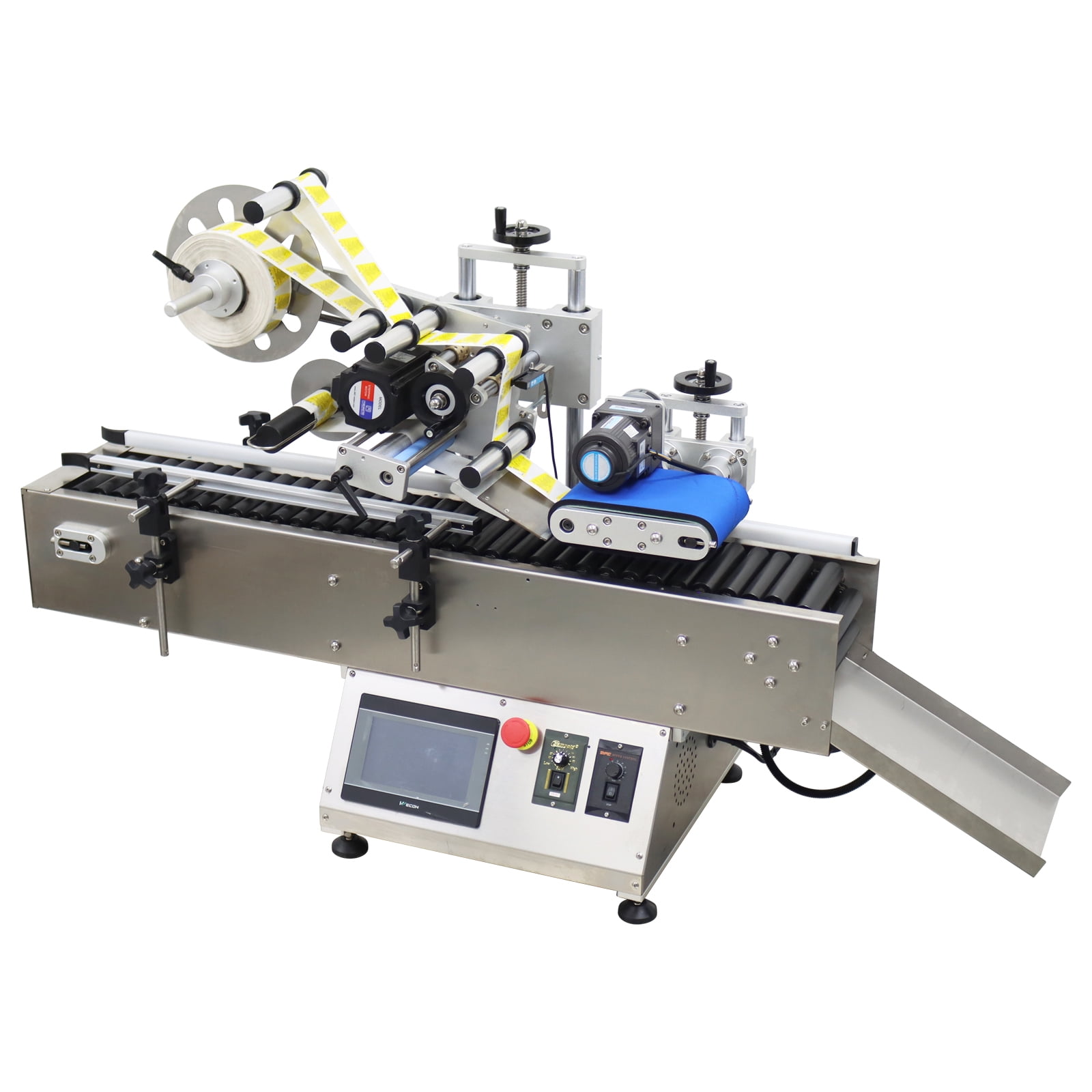Automatic Tabletop Horizontal Labeling Machine Small Cylinder Tube Round Vial Sticker Machine ...