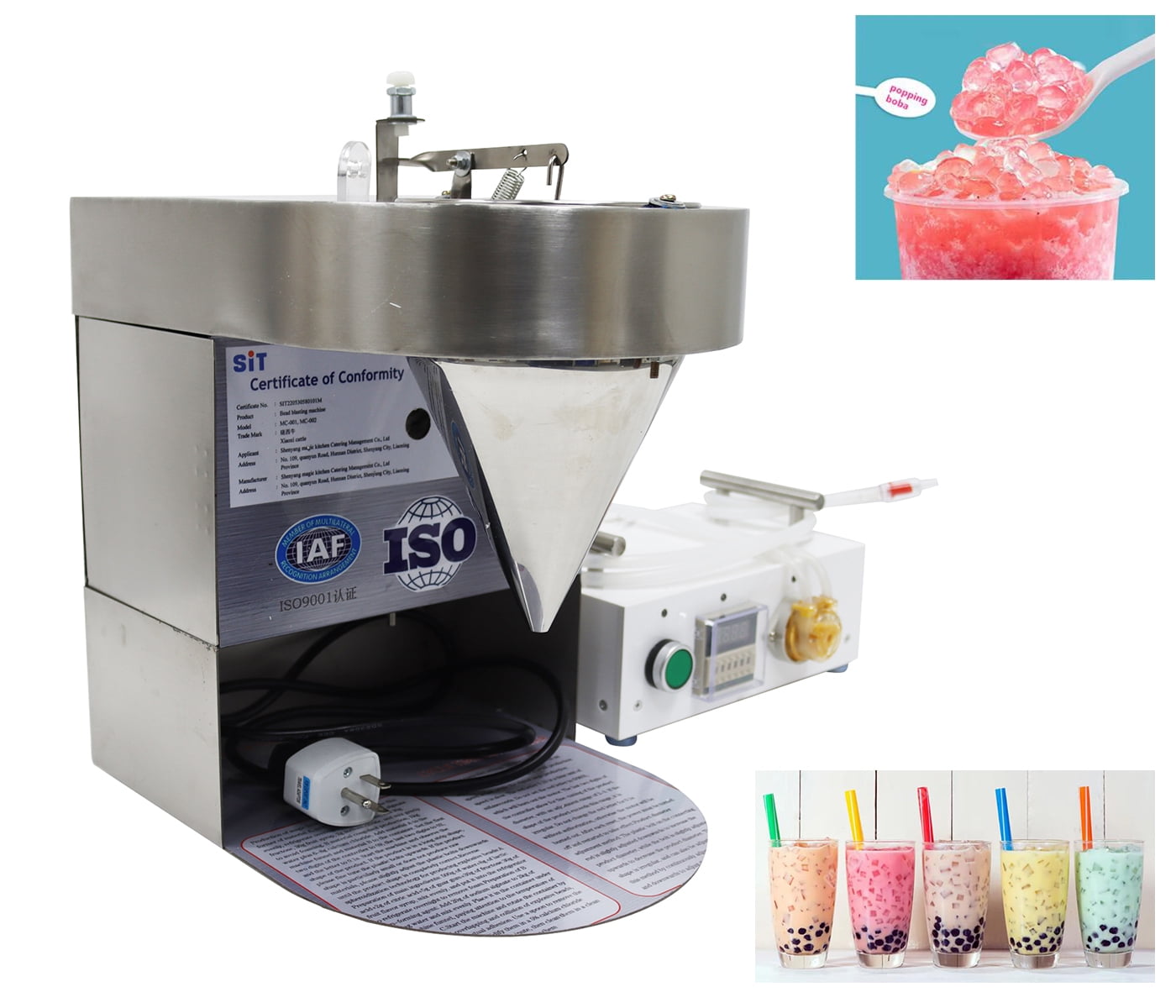 Automatic Tapioca Pearl Jelly Ball Maker Milk Tea Pearls Boba Making ...