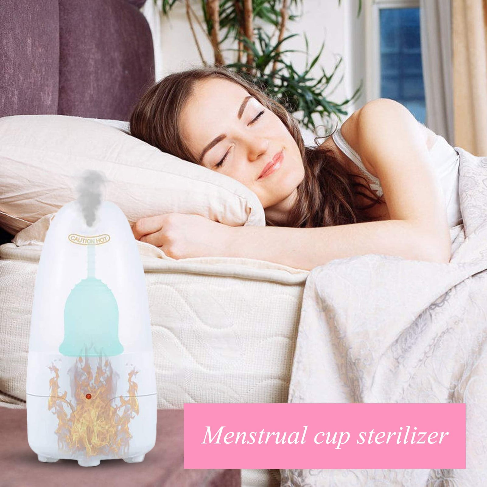 Automatic Timing Sterilizer, Menstrual Cup Sanitizer, Portable Design ...