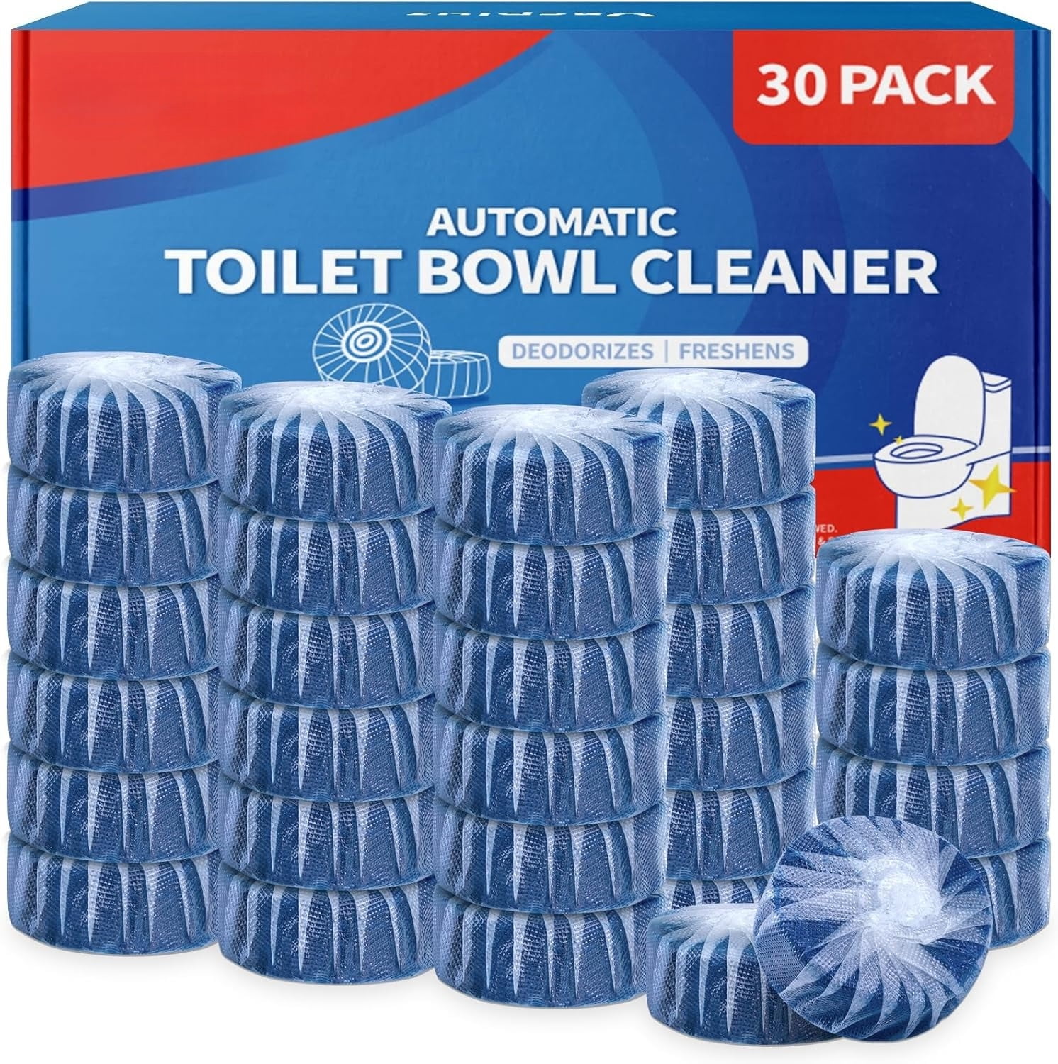 Automatic Toilet Bowl Cleaner Tablets, Bathroom Toilet Tank Cleaner ...
