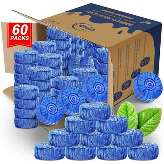 Automatic Toilet Bowl Cleaner Tablets Blue Gel Toilet Tank Cleaners ...