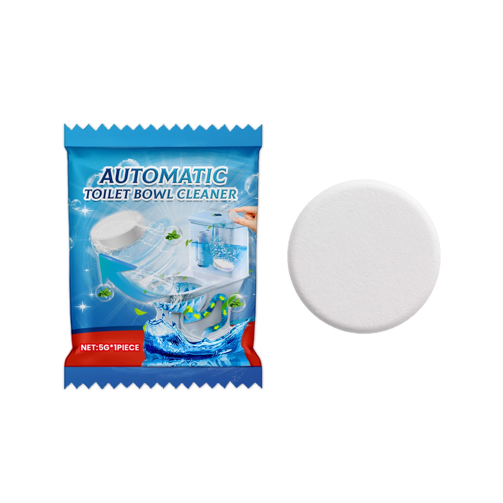 Automatic Toilet Bowl Cleaner Tablets Blue Gel Toilet Tank Cleaners ...