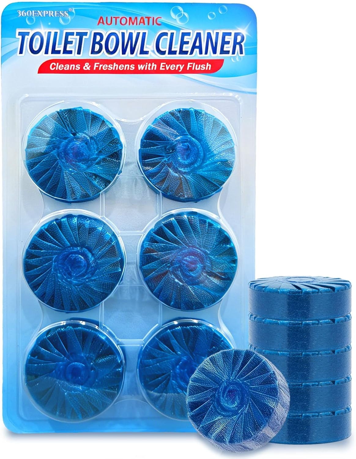 Automatic Toilet Bowl Cleaner Tablets - Long-Lasting Bathroom Tank ...