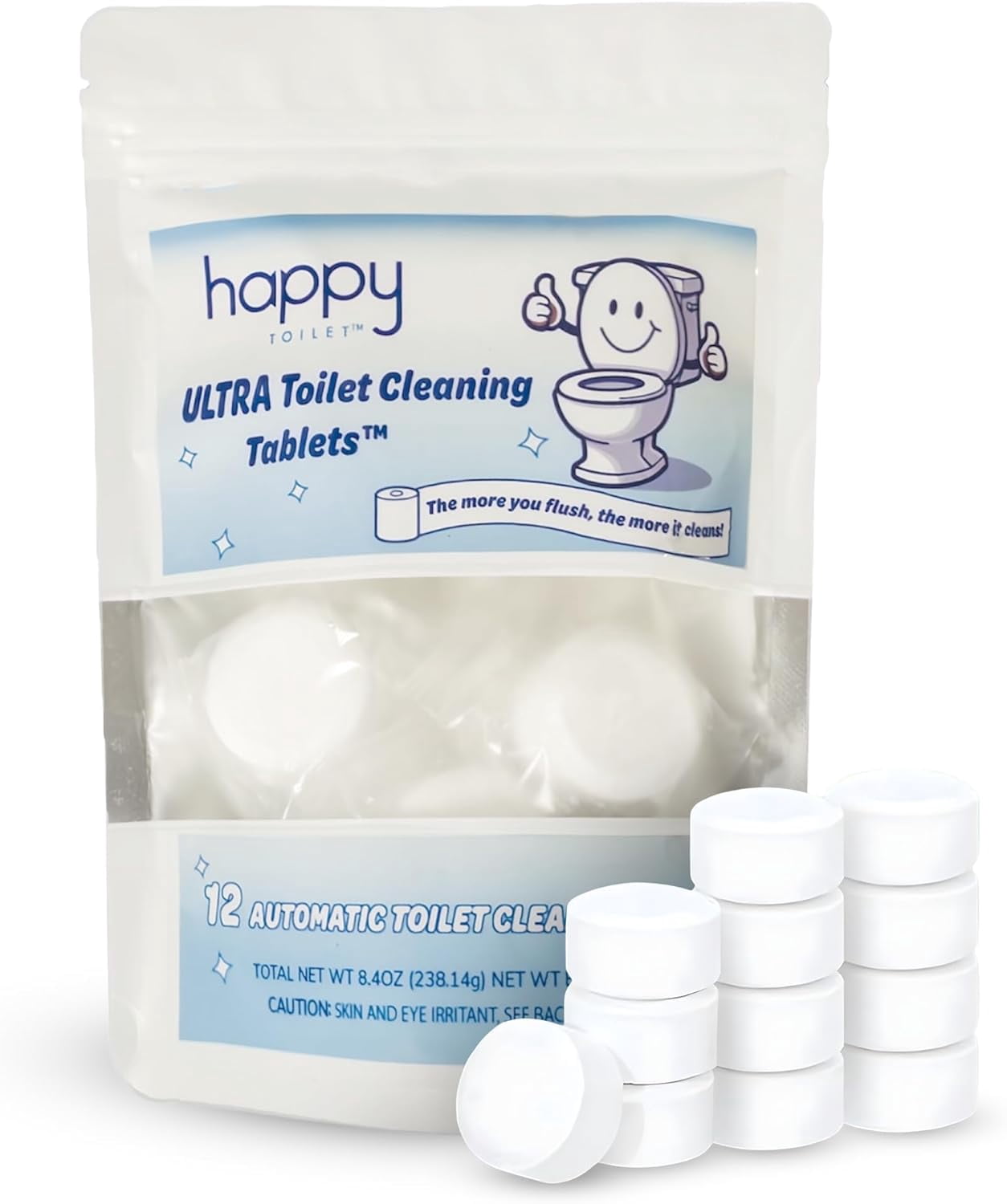 Automatic Toilet Bowl Cleaner Tablets Ultra-Strength Bathroom Toilet ...
