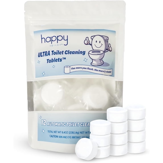 Automatic Toilet Bowl Cleaner Tablets Ultra-Strength Bathroom Toilet ...