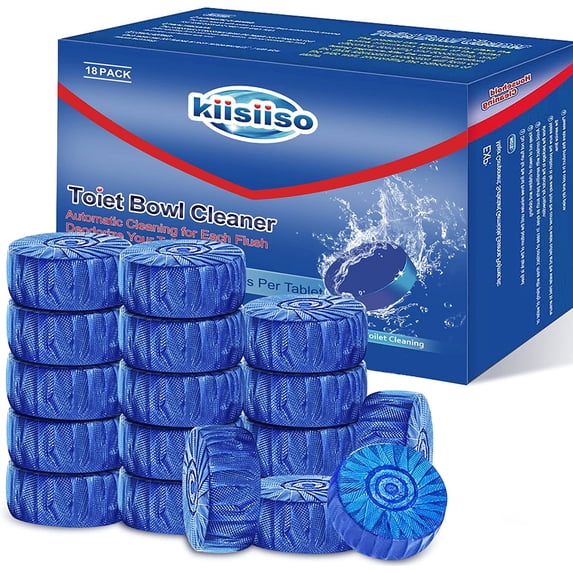 Automatic Toilet Bowl Cleaners Tablets,18 Pack Multipurpose Commercial ...