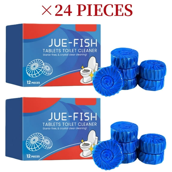 Automatic Toilet Cleaner Tablets, Blue Toilet Tank Cleaner & Long ...