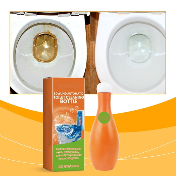 Automatic Toilet Cleaning and Deodorizing Bottle, Stain Removal and ...