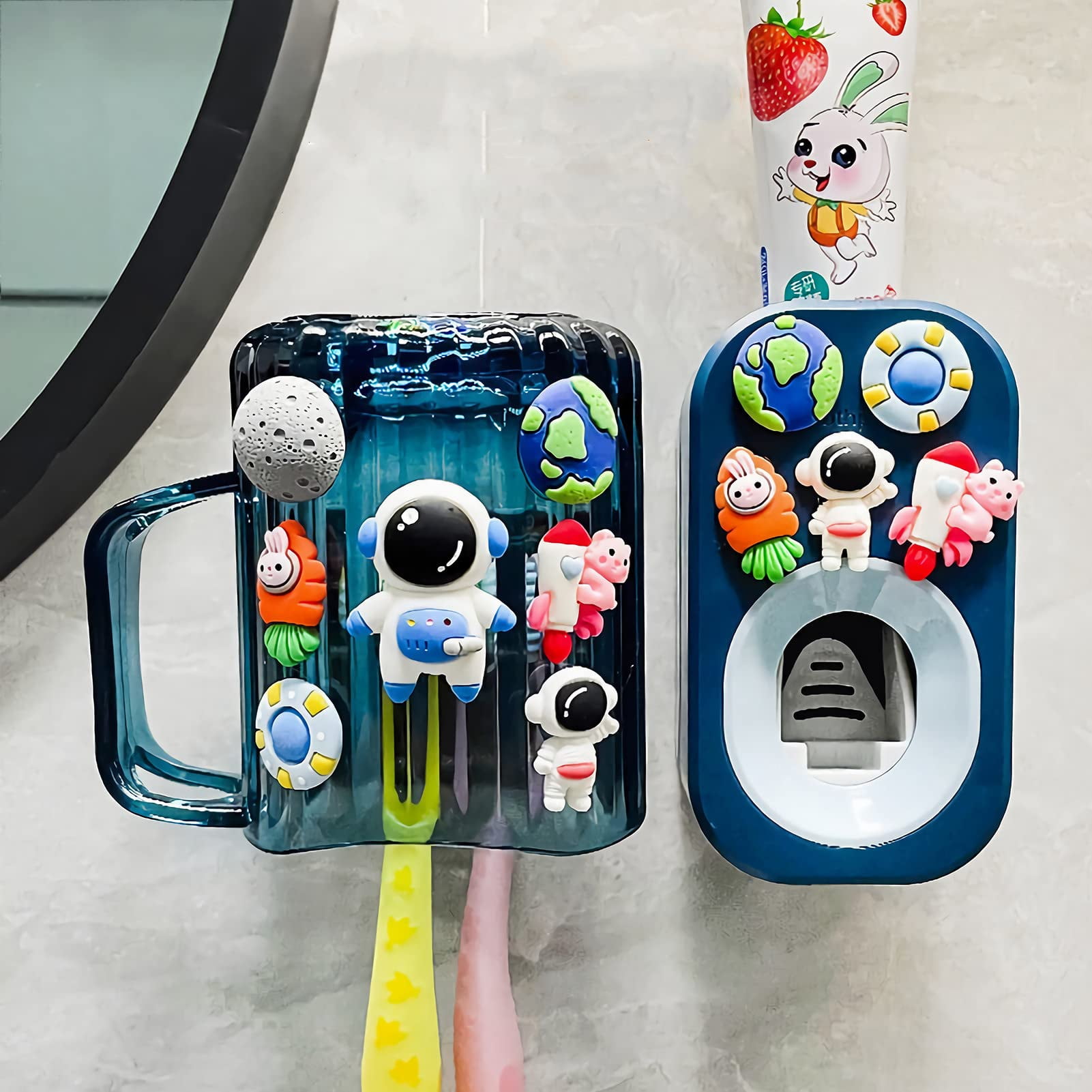 Automatic Toothpaste Dispenser & Toothpaste Holders and Wall Mounted ...