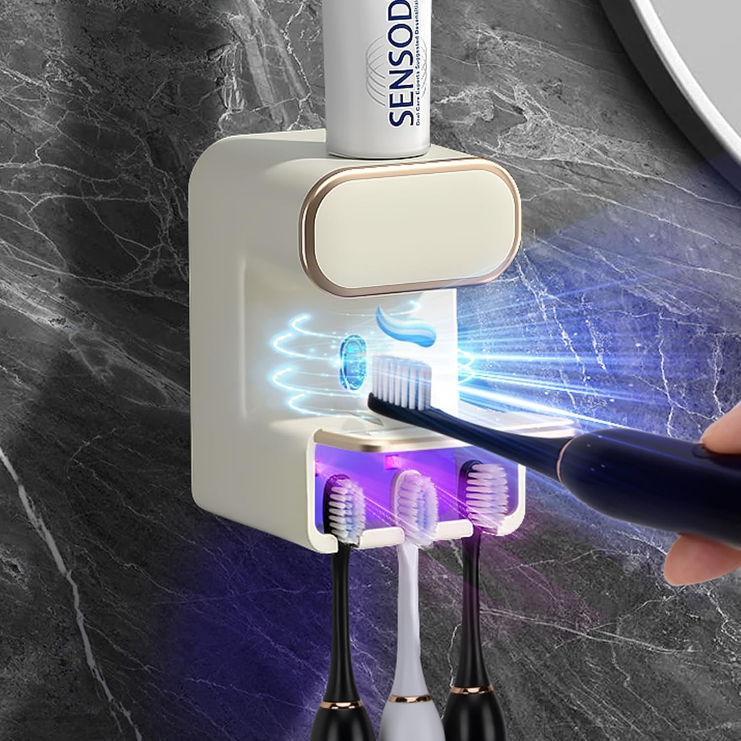 Automatic Toothpaste Dispenser,Wall Mounted Electric Toothpaste ...