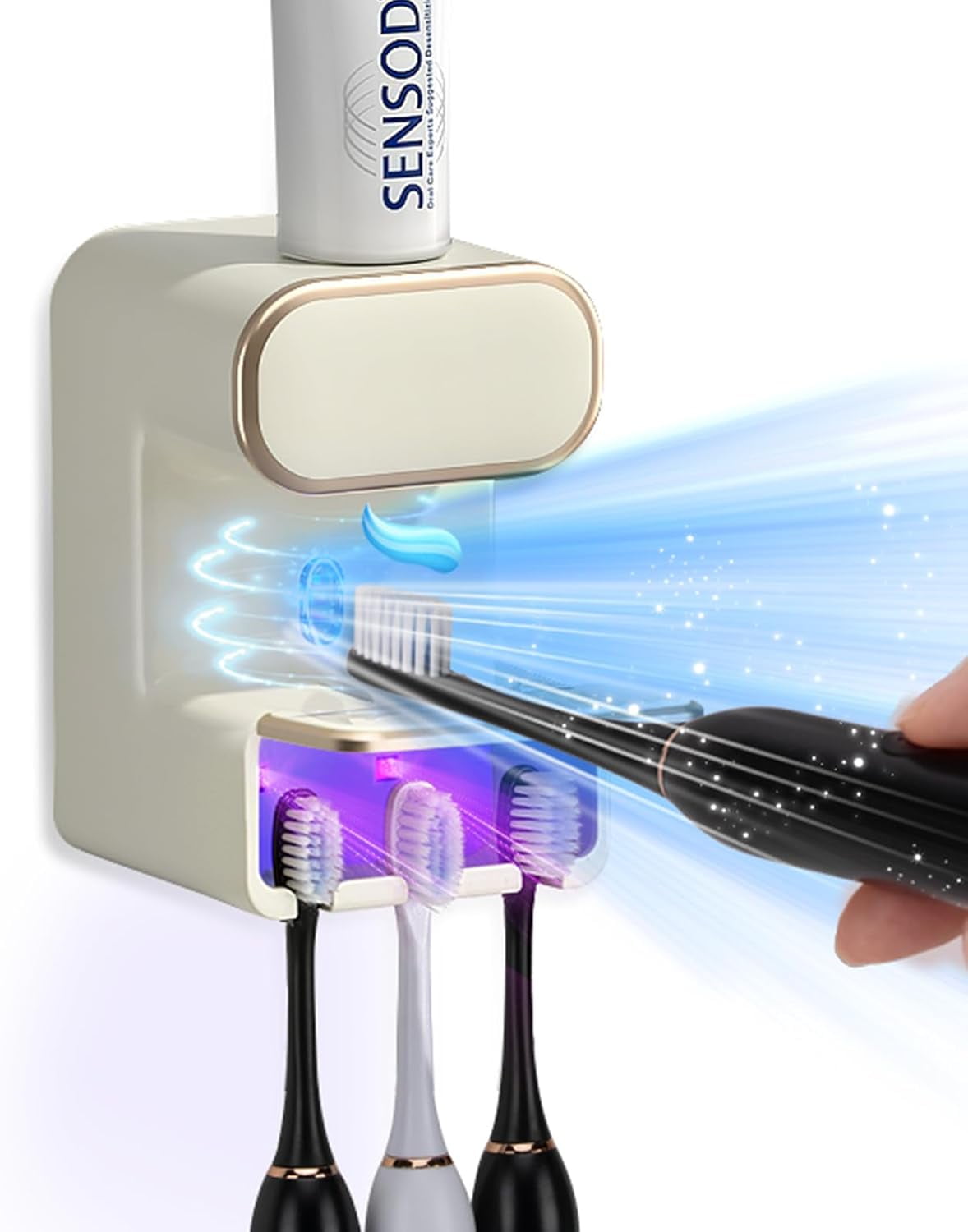 Automatic Toothpaste Dispenser,Wall Mounted Electric Toothpaste ...