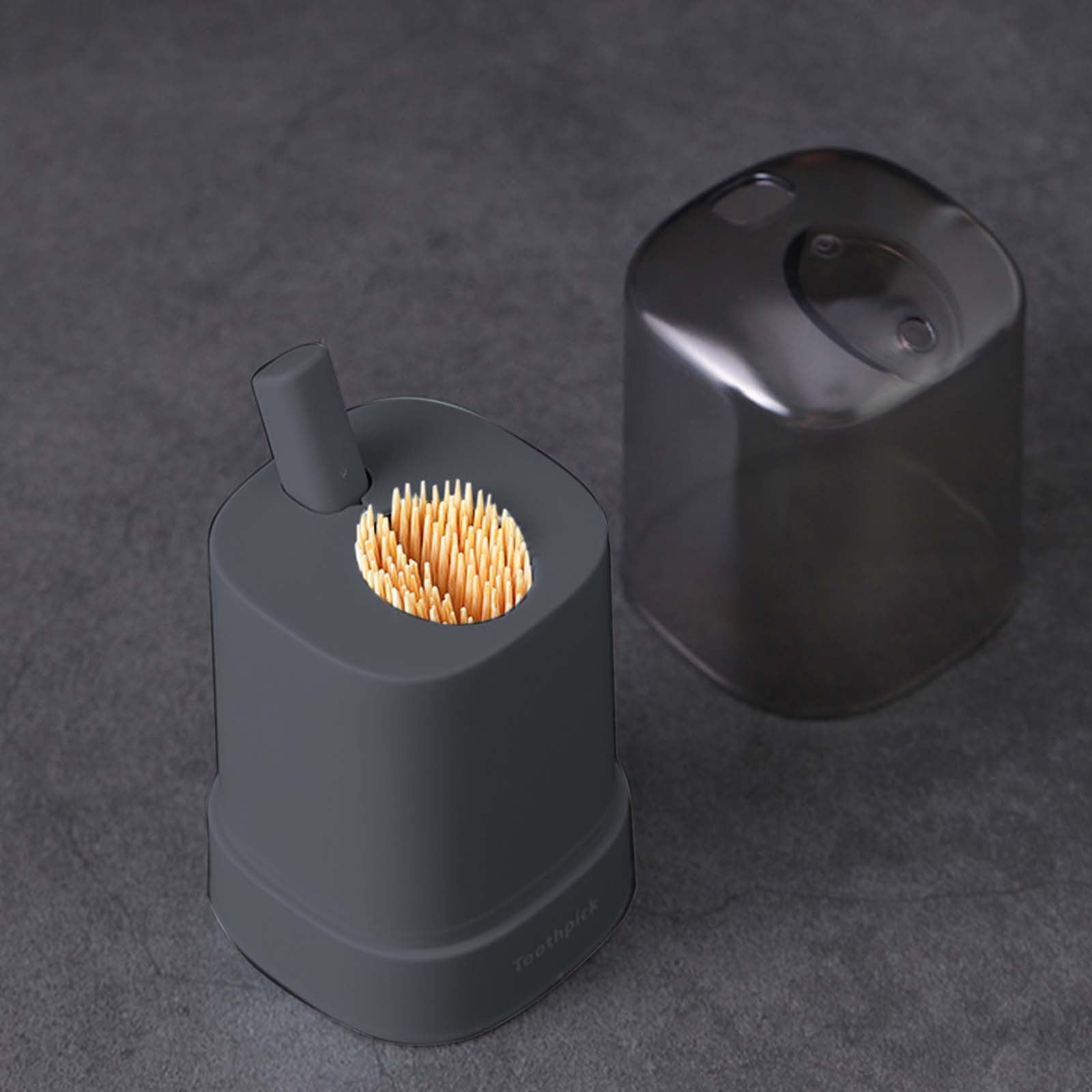 Automatic Toothpick Dispenser, Compact Hygienic Plastic Storage ...