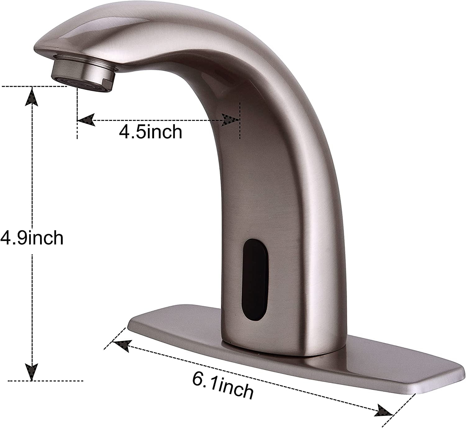 Automatic Touchless Bathroom Sink Faucet Motion Activated Sensor ...