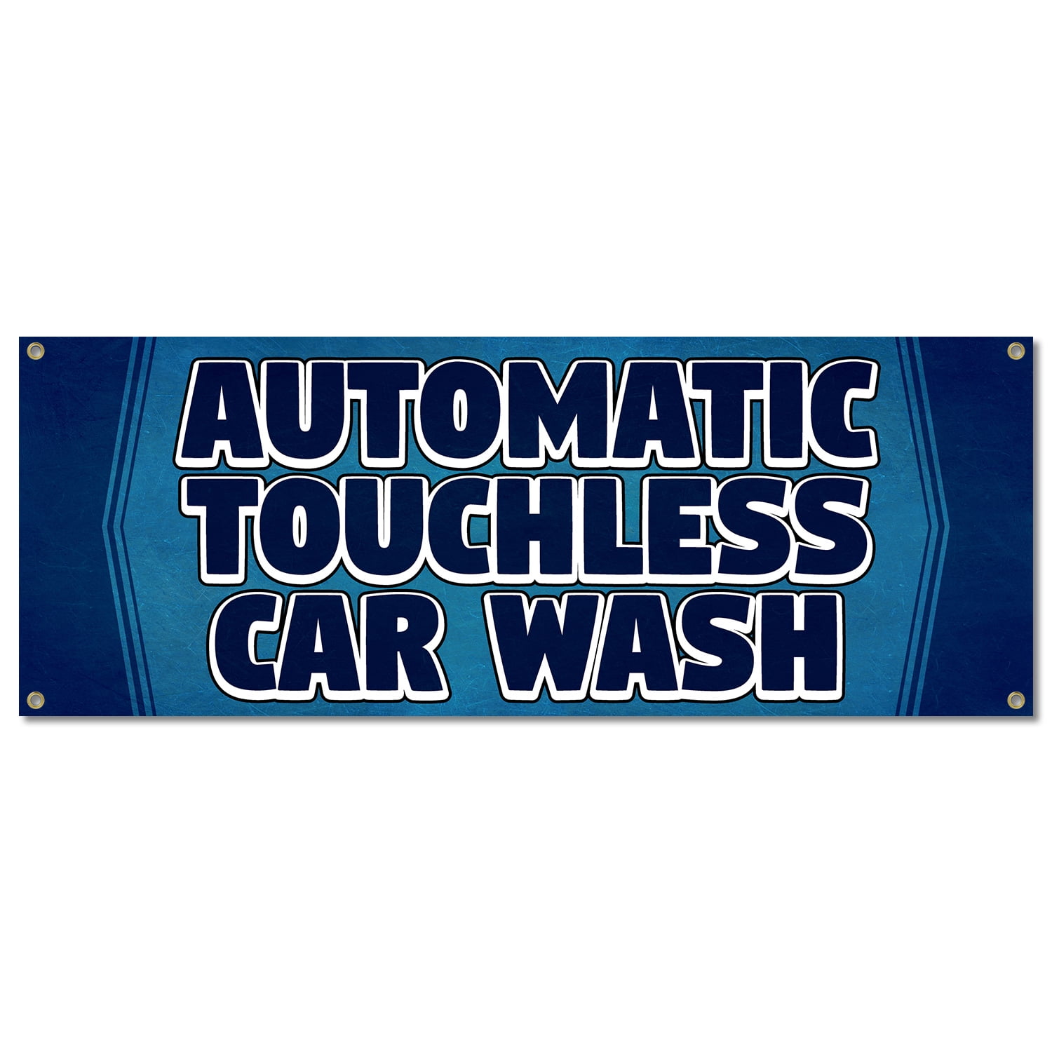 Automatic Touchless Car Wash | 18" X 48" Banner | Outdoor Vinyl Sign ...