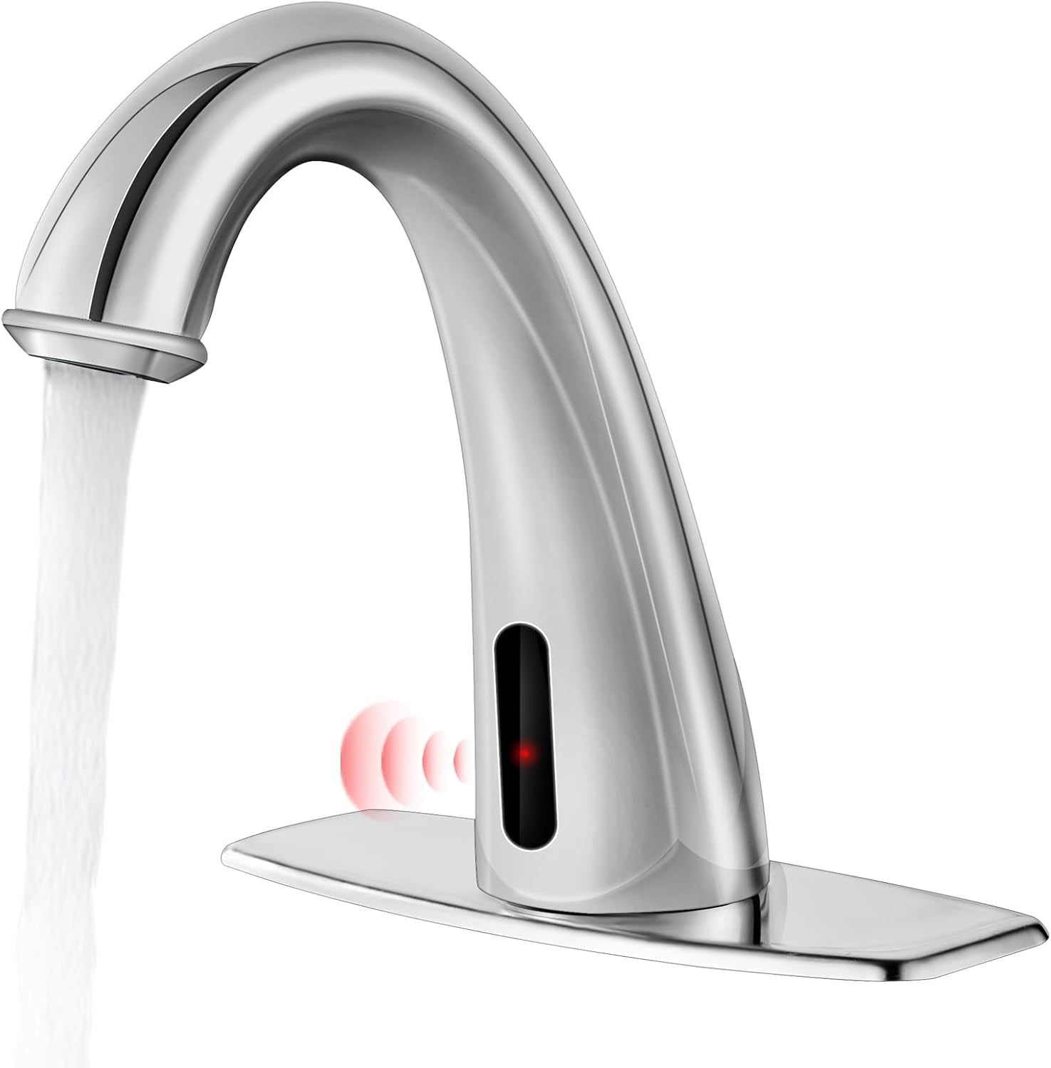 Automatic Touchless Chrome） Water Tap Motion Sensor Activated ...
