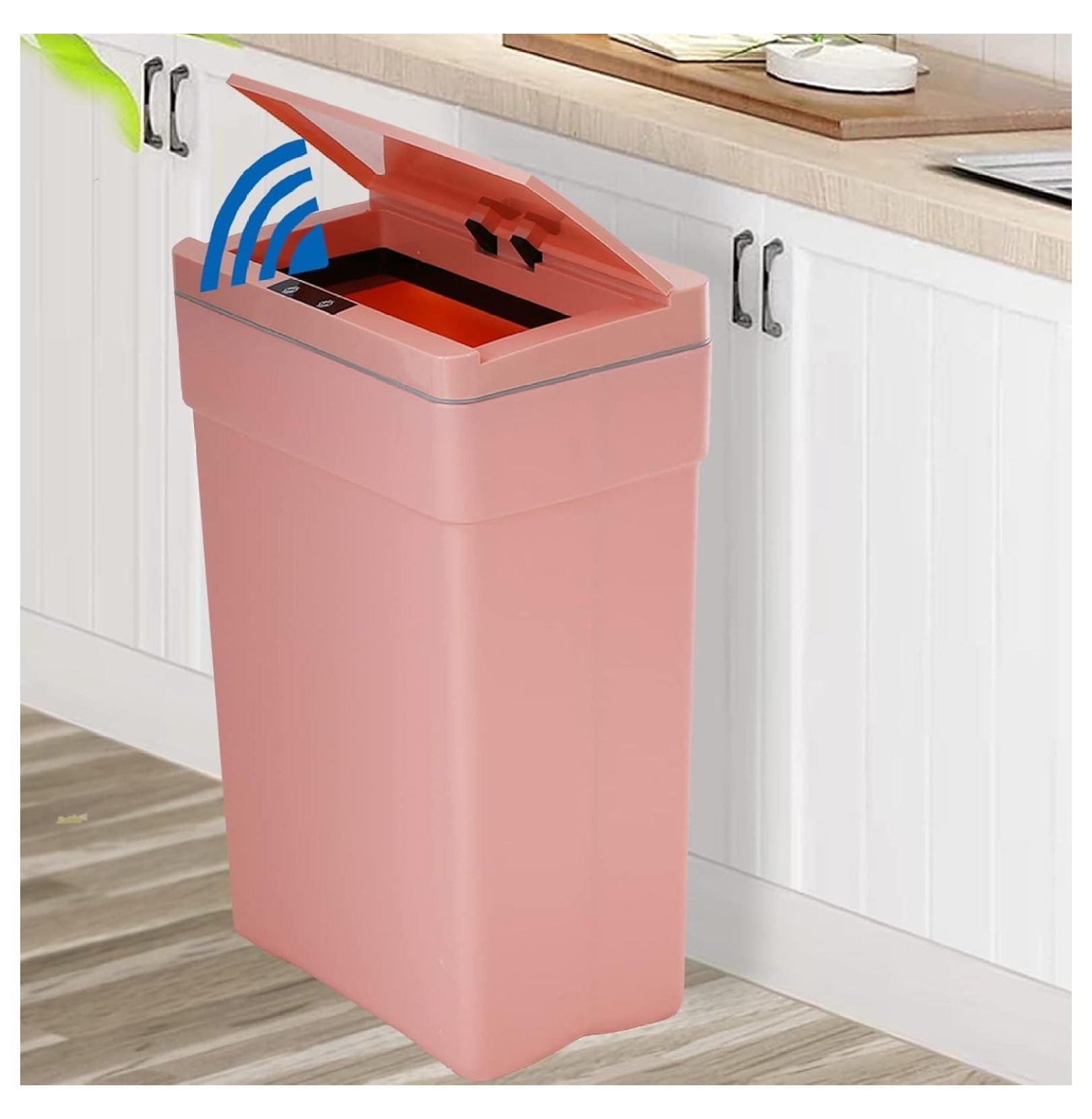 Automatic Touchless Infrared Sensor Trash Can, 13 Gallon High-Capacity ...