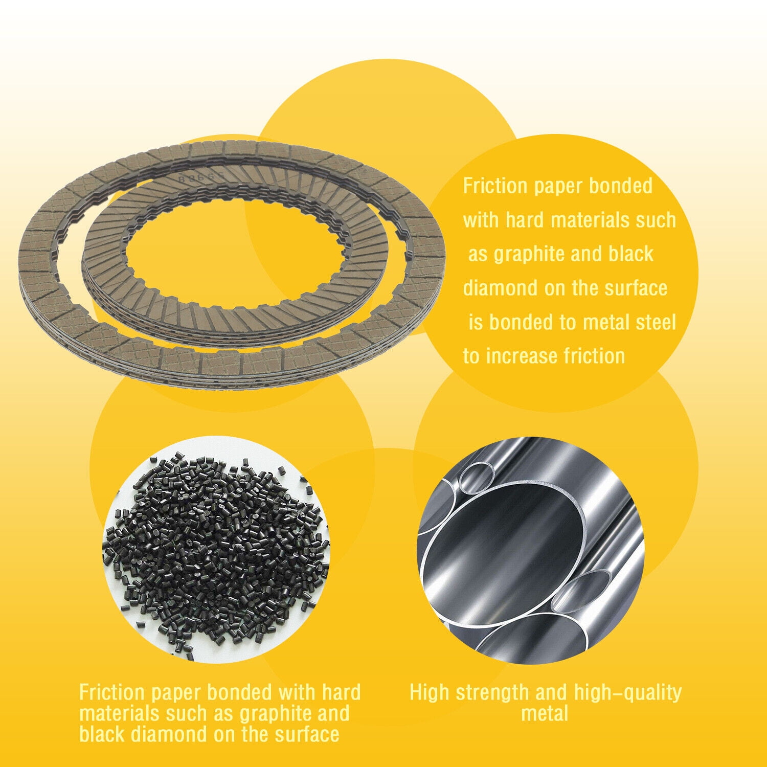 Automatic Trans Clutch Friction Disk for VW Audi 02E DQ250 MK5 MK6 TDI ...