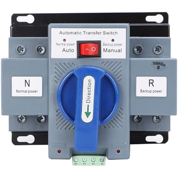 Automatic Transfer Switch, 110V Dual Power Generator Transfer Switch ...