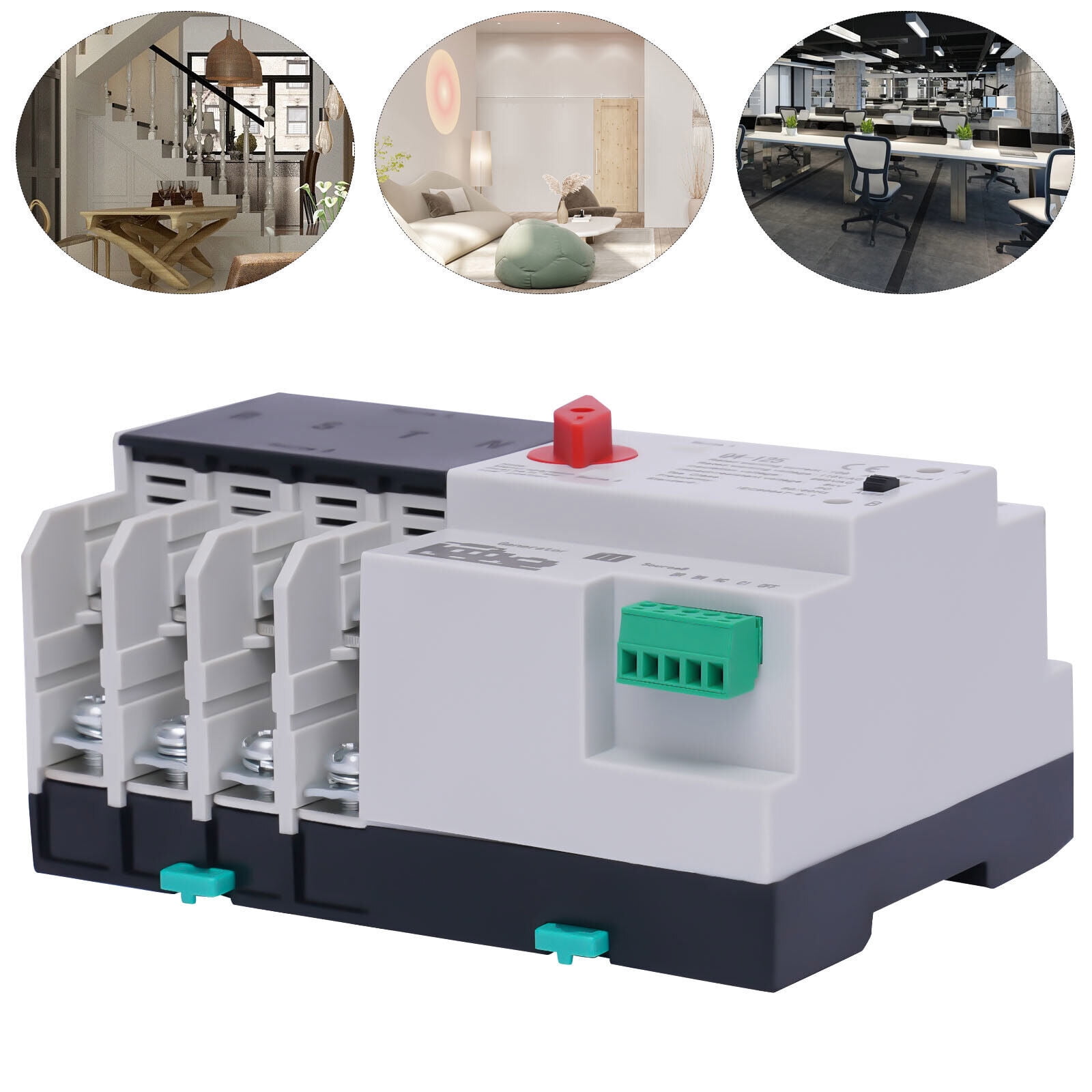 Automatic Transfer Switch Controller Electrical Type 100A Safe Switch ...