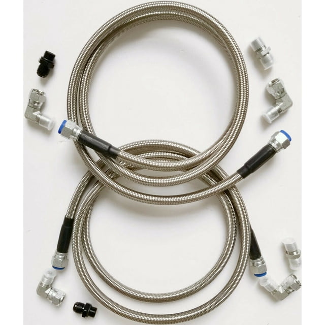 Automatic Transmission Cooler Line Kit -6 AN Braided 4L60E 4L65E 4L80E ...