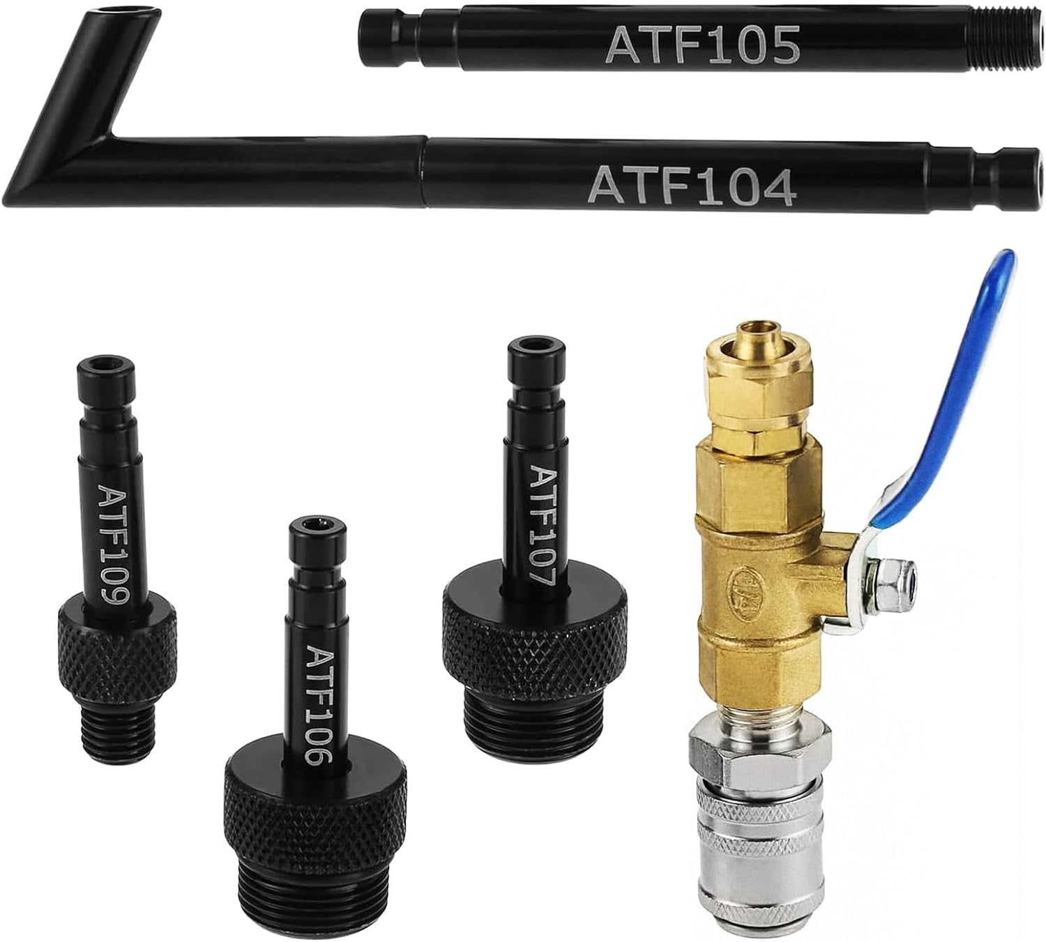 Automatic Transmission Fluid Oil Filling Filler Adapter 5PCS ATF Filler ...