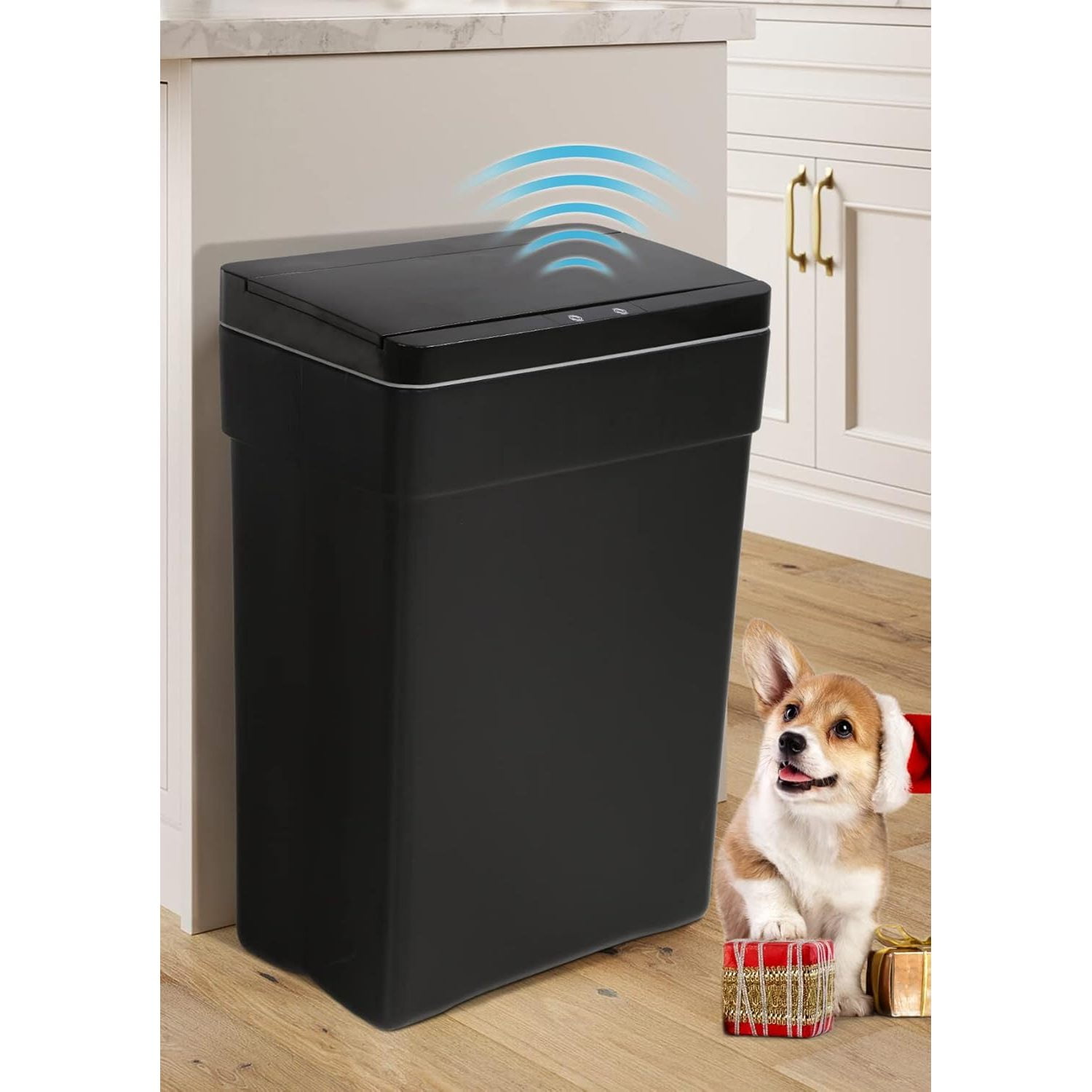 Automatic Trash Can 13 Gallon, Kitchen Garbage Can, Motion Sensor Trash ...