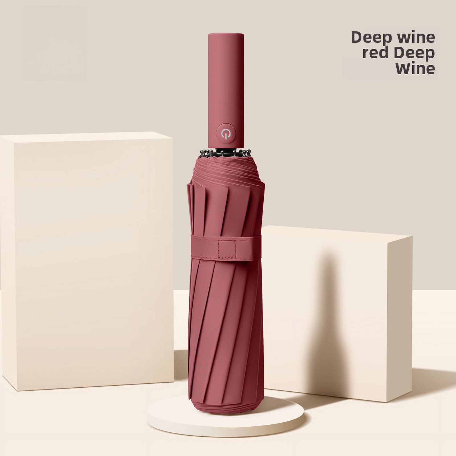 Automatic Umbrella Gift Umbrella Sunny and Rainy Dual-purpose Folding ...