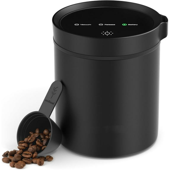 Automatic Vacuum Coffee Canister for Coffee & Food Storage Airtight ...