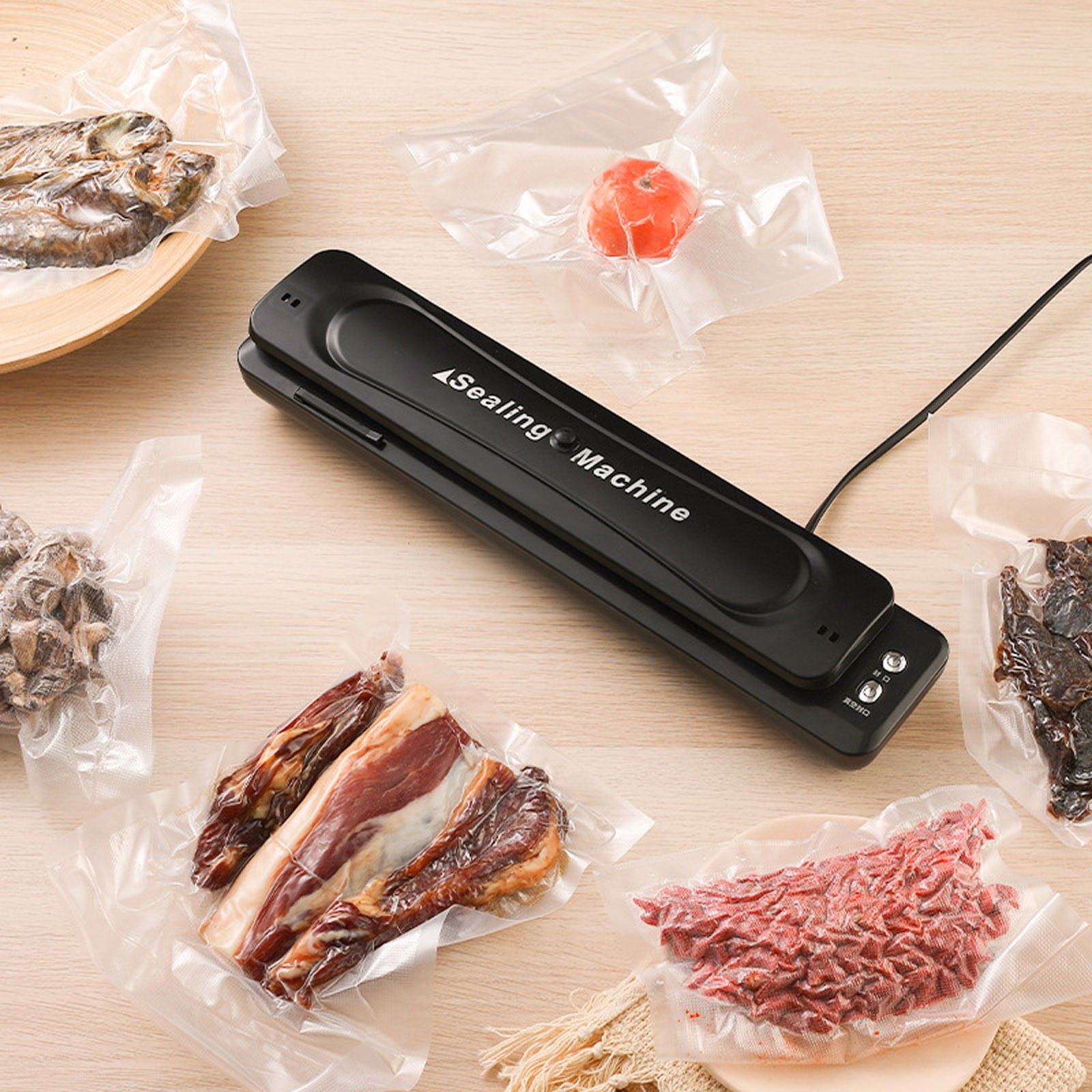 Automatic Vacuum Sealer | 90W Food Preservation System | 2 Sealing ...