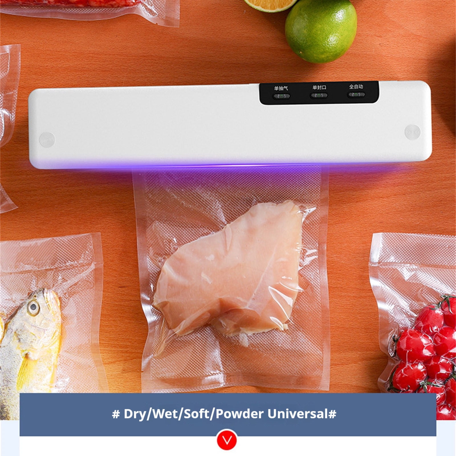 Automatic Vacuum Sealer, Food Preservation Packaging, Small Wet Dry ...