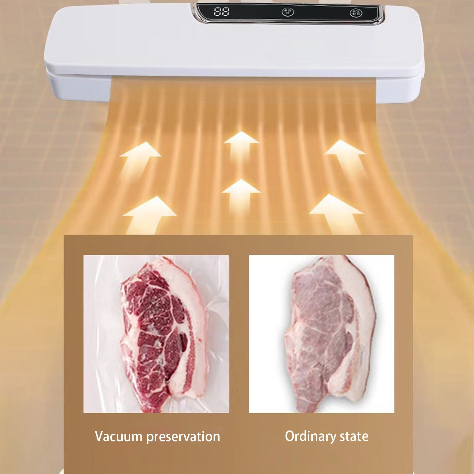 Automatic Vacuum Sealer, Mini Food Preserver, 10-Speed Vacuum ...