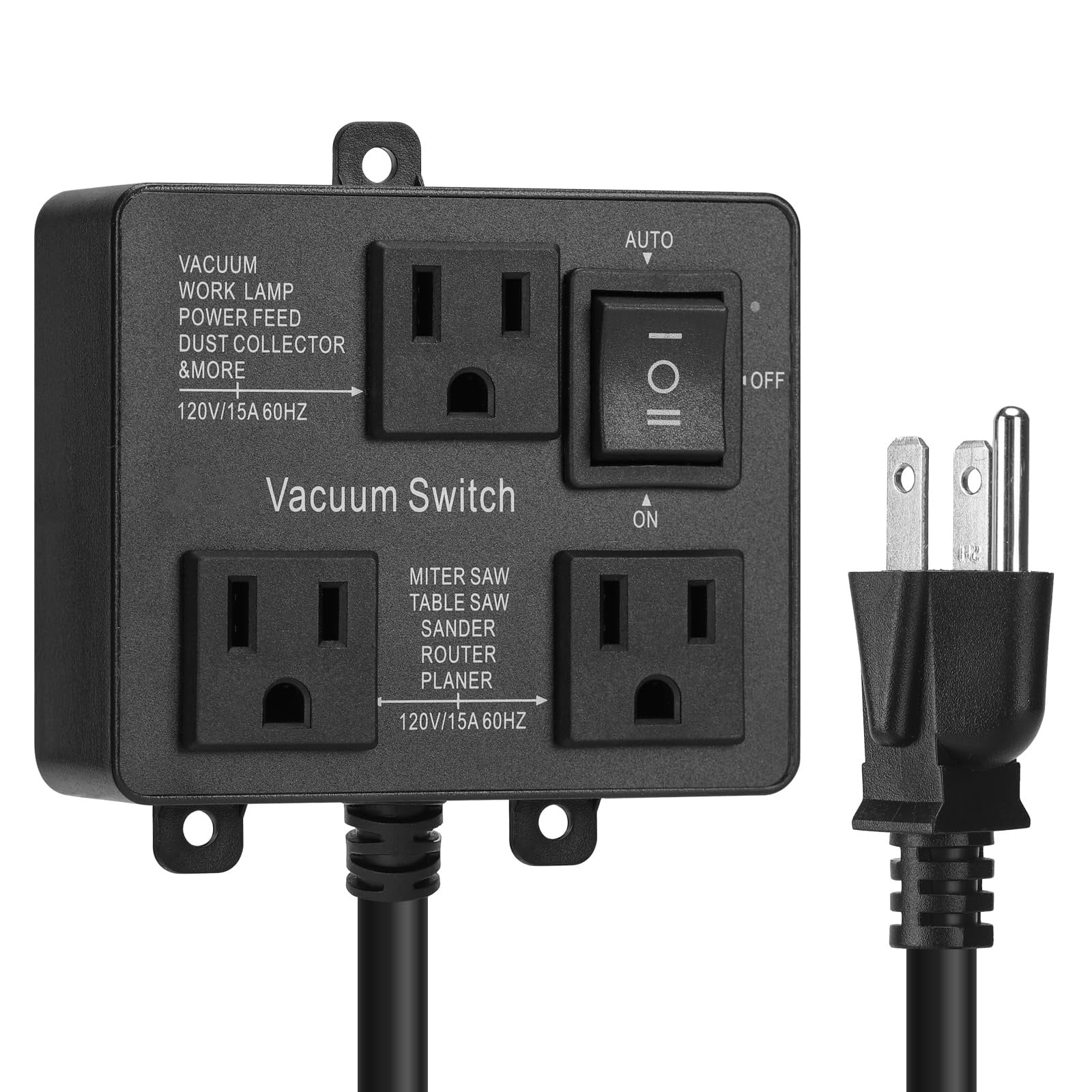 Automatic Vacuum Switch, Vacuum Switch for More Power Tools, Delay ...