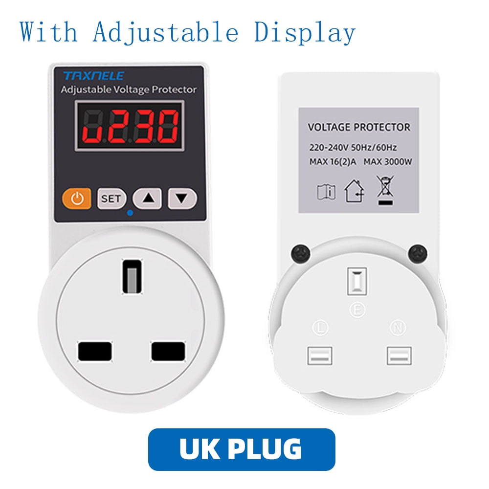 Automatic Voltage Protector Socket Adjustable Power Surge Protector ...