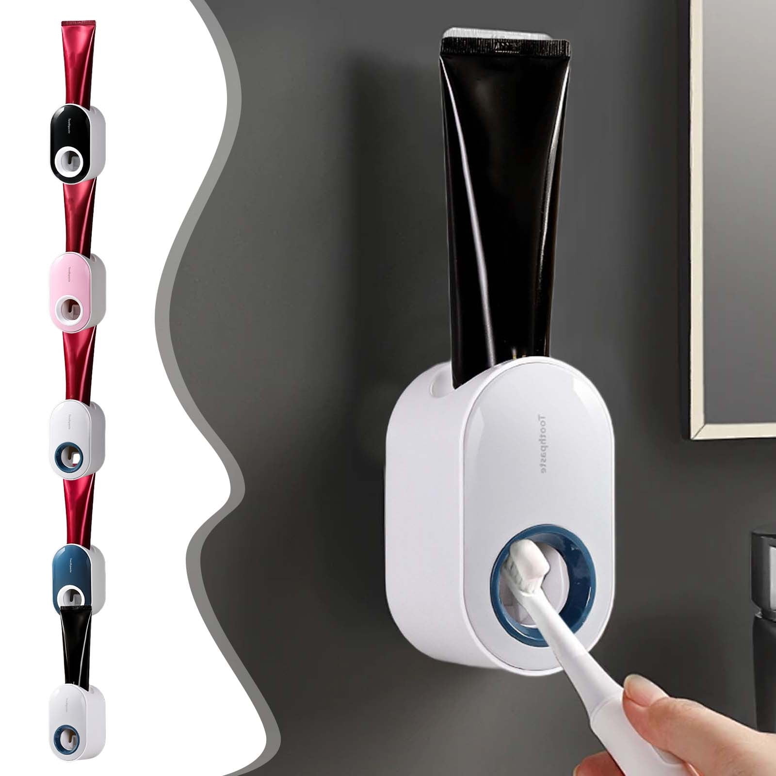 Automatic Wall Mounted Toothpaste Dispenser for Kids & Adults, No-Drill ...