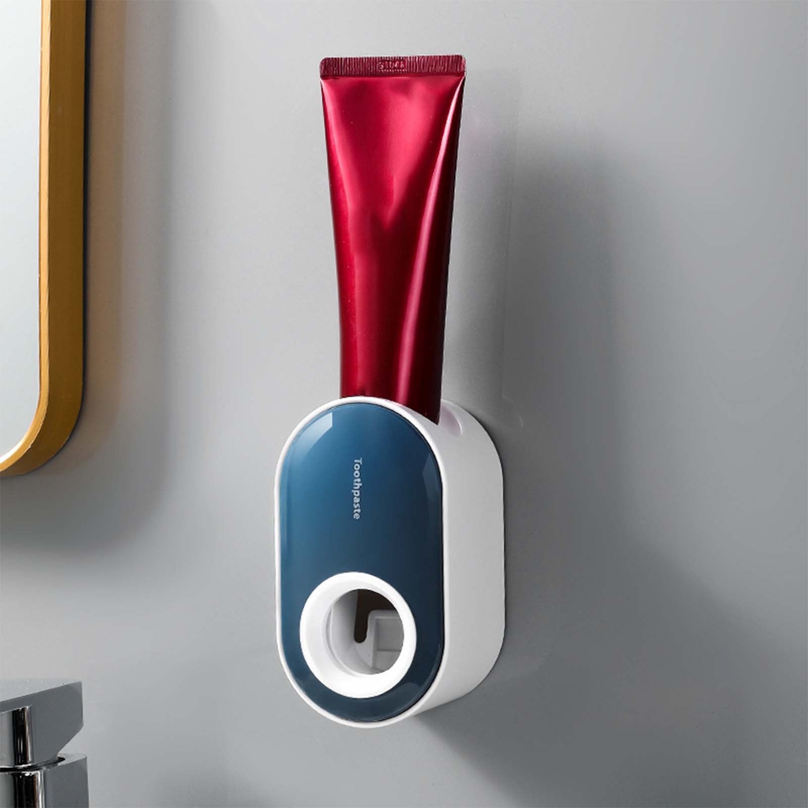 Automatic Wall Mounted Toothpaste Dispenser for Kids & Adults, No-Drill ...
