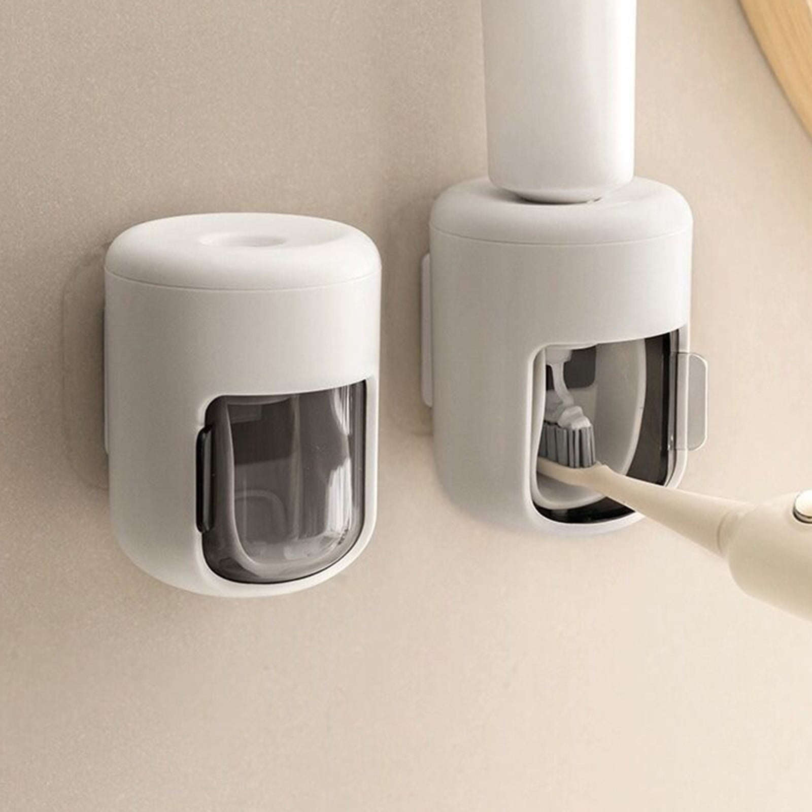 Automatic Wall Mounted Toothpaste Squeezer Dispenser - Space Saving ...