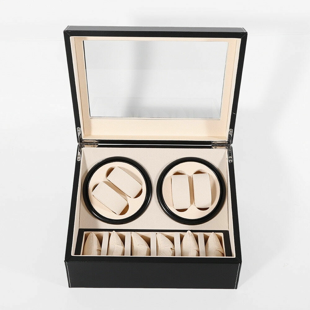 Automatic Watch Winder,4+6 Automatic Watch Winder Storage Display Box ...