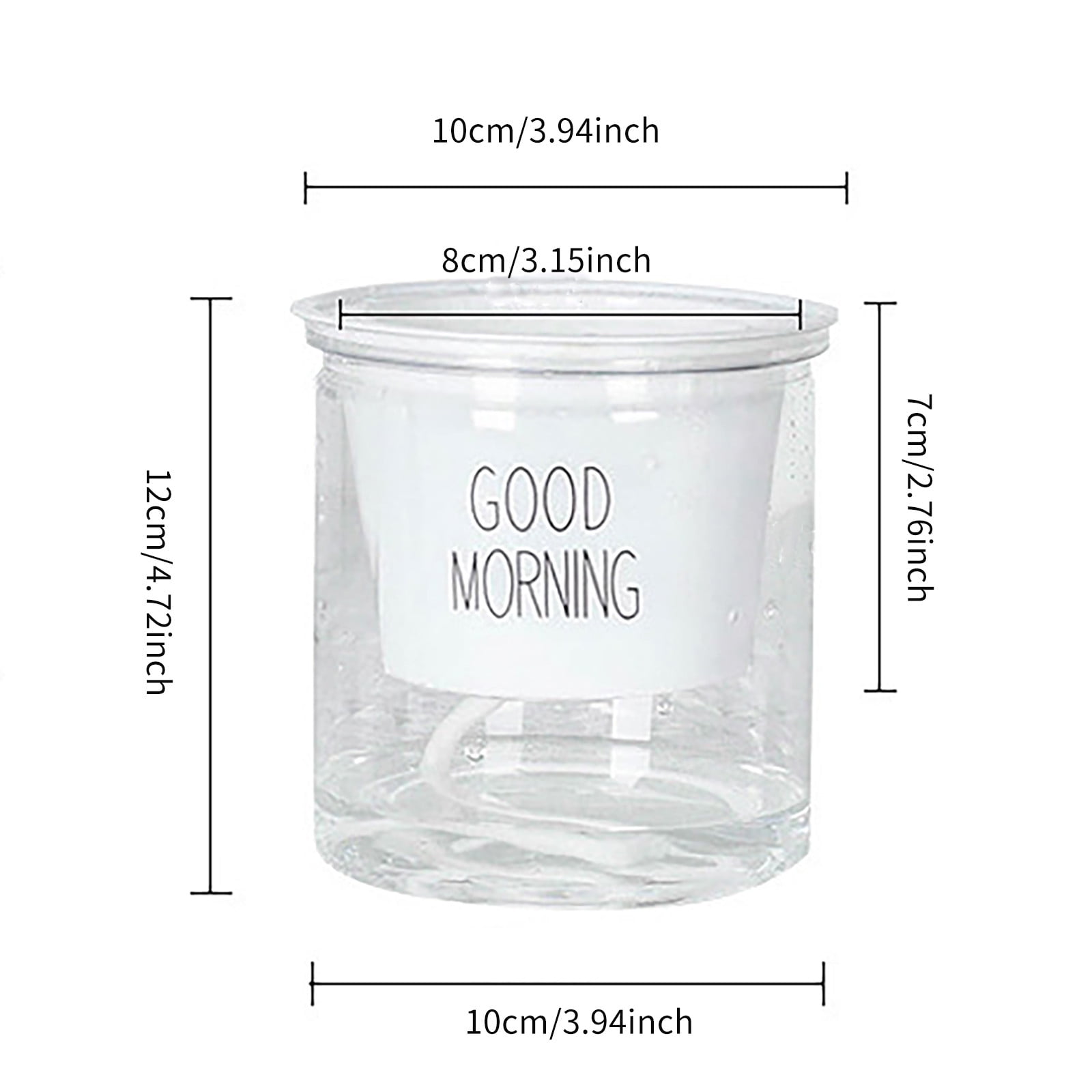 Automatic Water Absorbing Flower Pot, Usavan Self Watering Plastic ...