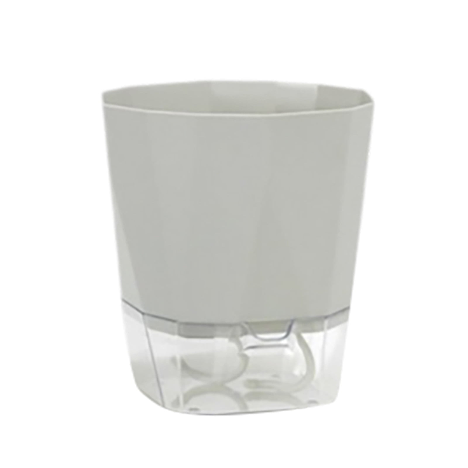 Automatic Water Absorbing Flowerpot, Transparent Lazy Hydroponic Water ...