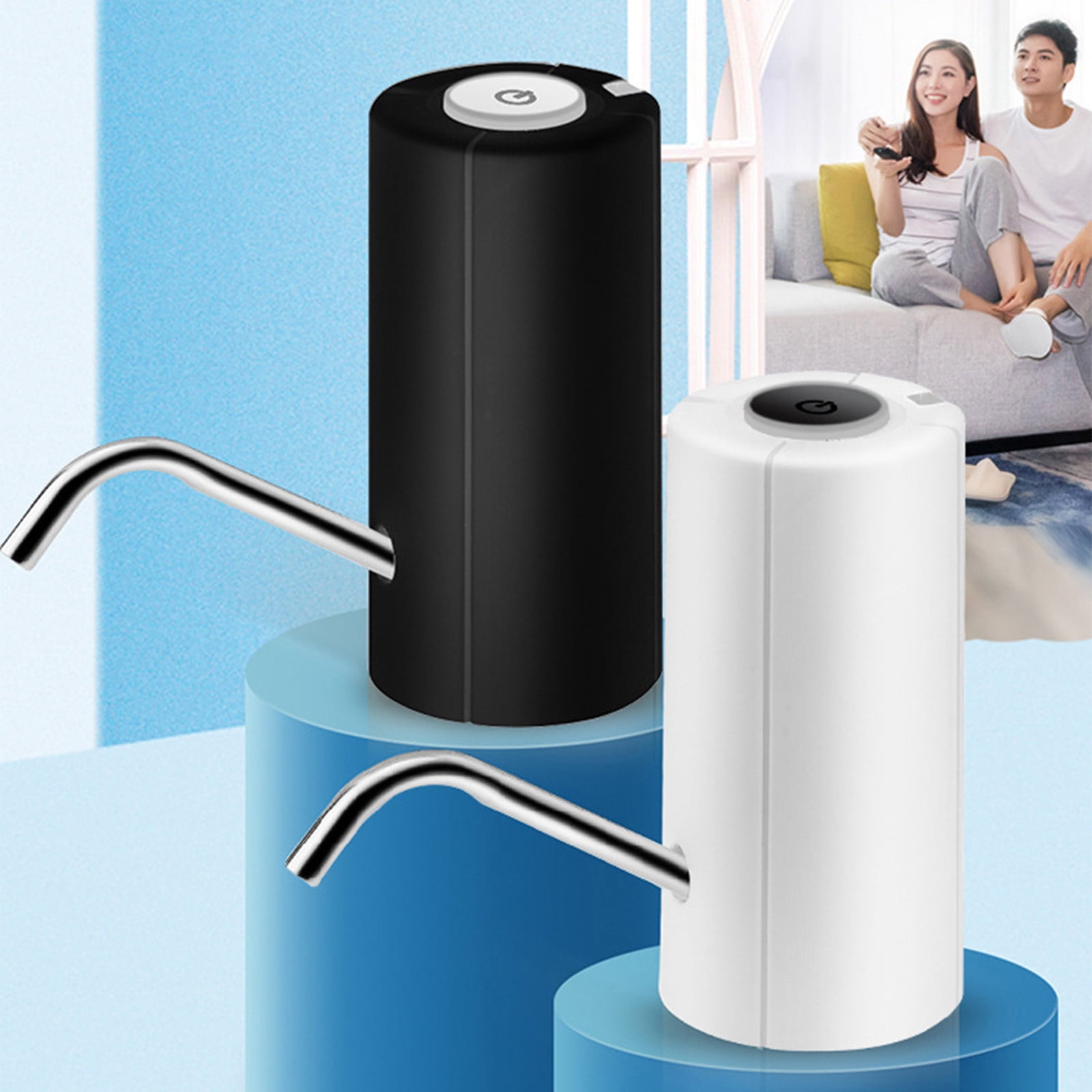 Automatic Water Bottle Pump Dispenser | USB Rechargeable Portable ...