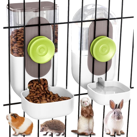 Automatic Water Dispenser, 35oz Feeder Guinea Pig Water Bottle Feeder ...