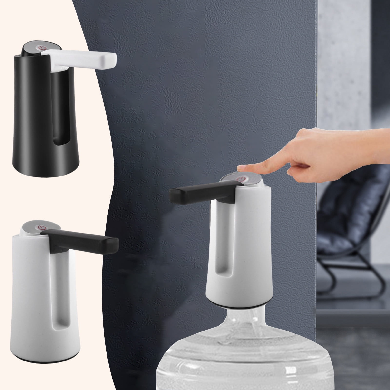 Automatic Water Pressure Pump, Rechargeable Water Dispenser, Stainless ...